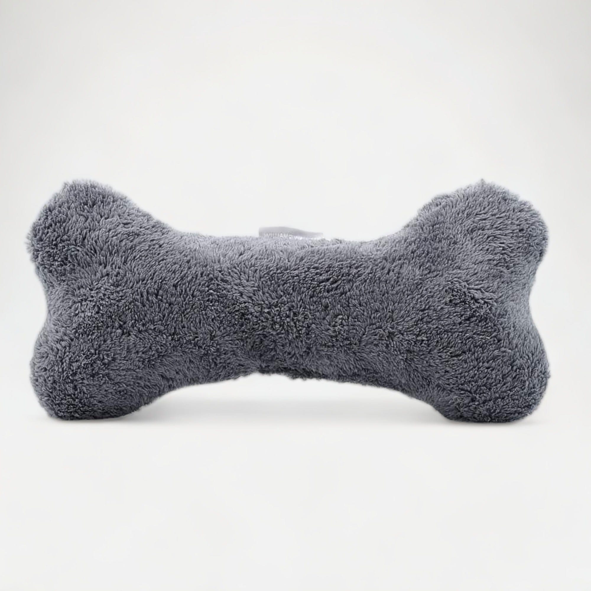 Dog toy plush bone gray by William Walker